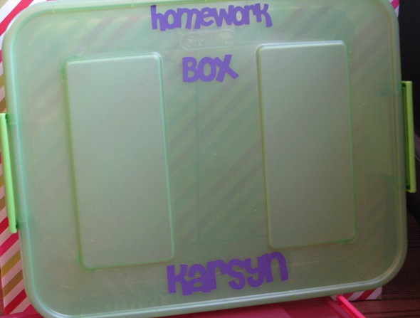 In Place Of Her Crown: Last Minute gifts, Homework box